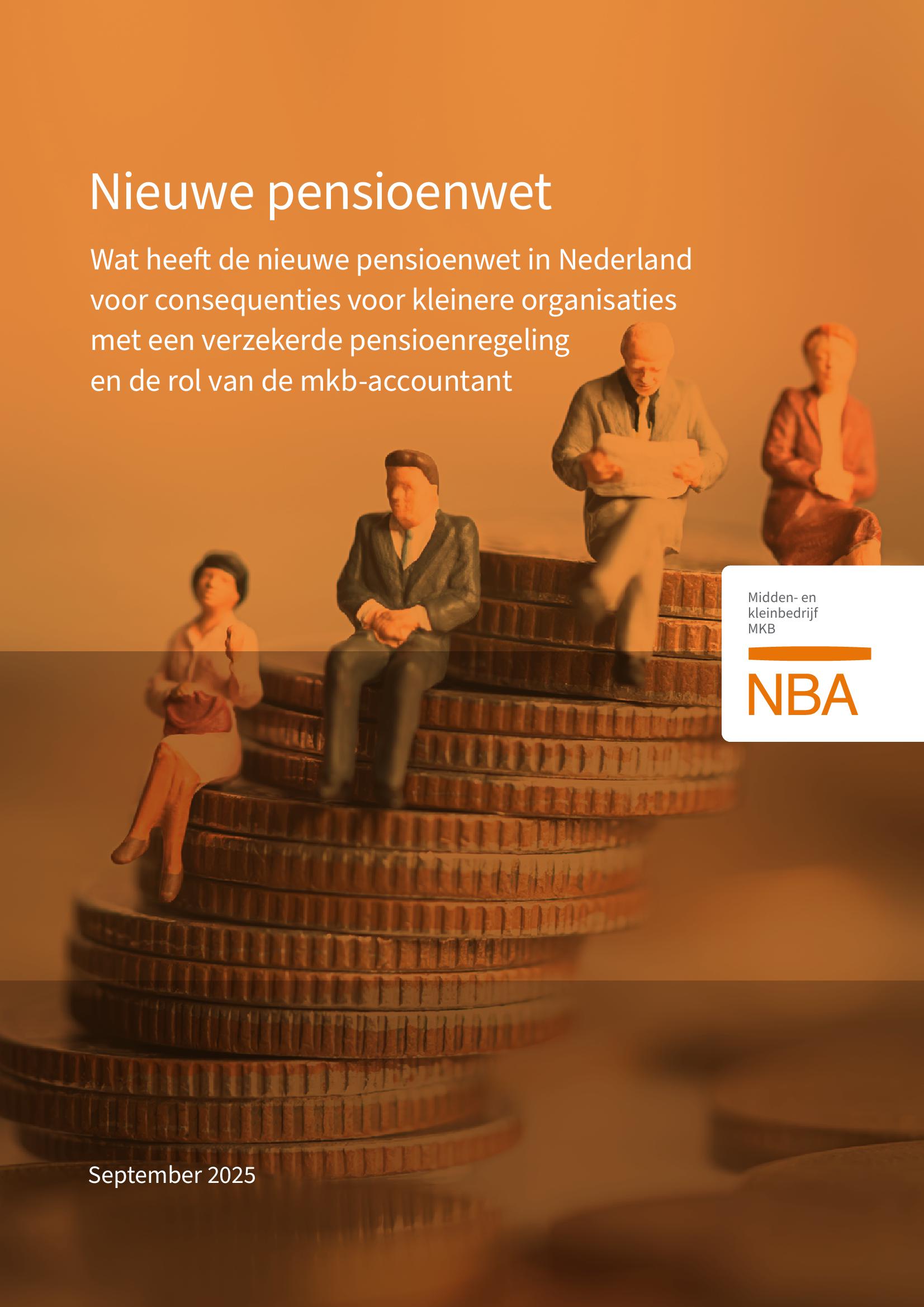 NBA-brochure over de nieuwe pensioenwet en de rol van de mkb-accountant