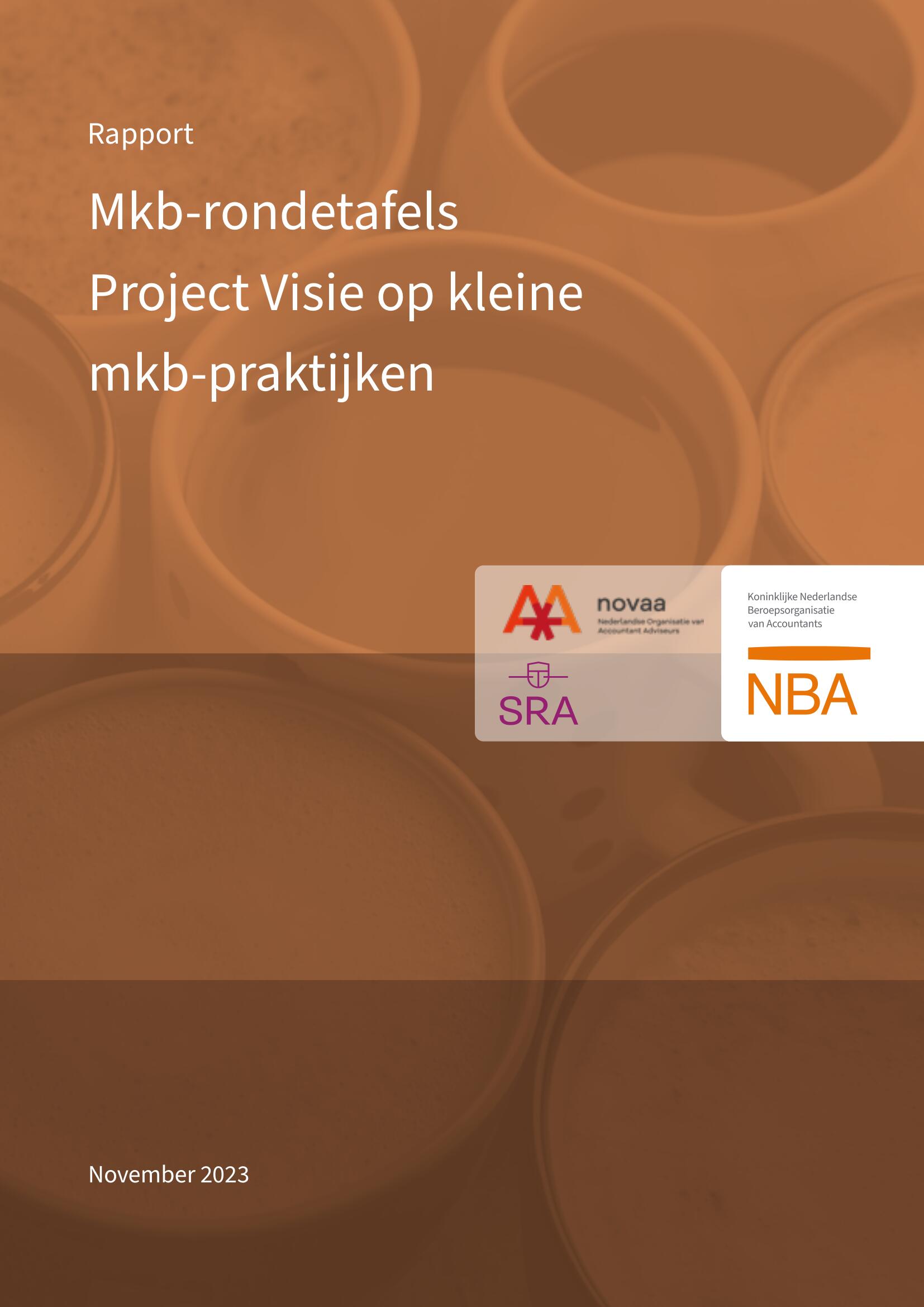 Rapport Mkb-rondetafels Project Visie op kleine mkb-praktijken